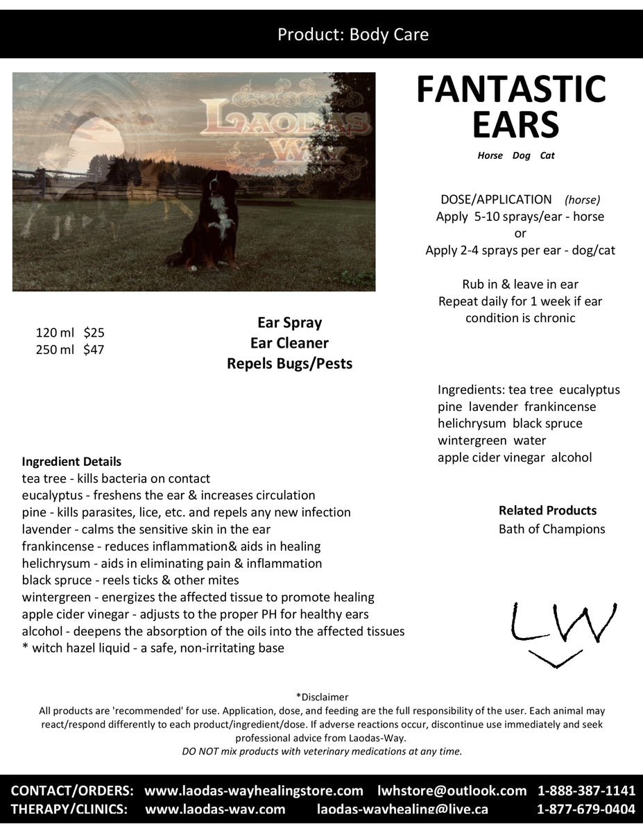 FANTASTIC EARS – Laodas-Way Healing Store